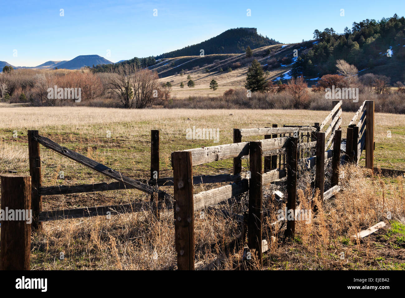 The Colorado roadside in early spring Stock Photo - Alamy