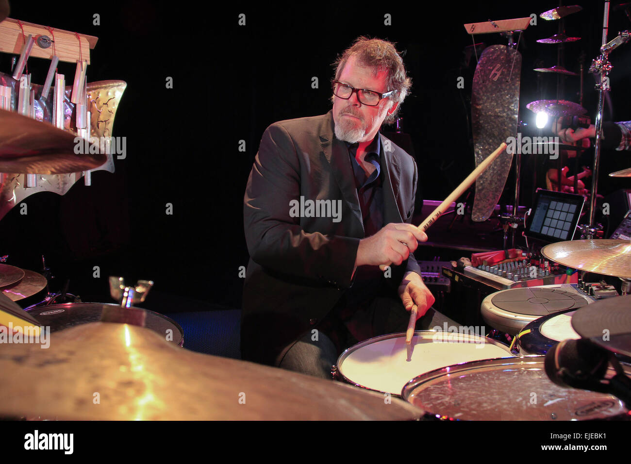 Ny, NY, USA. 19th Sep, 2014. King Crimson drummers on the 2014 tour ...