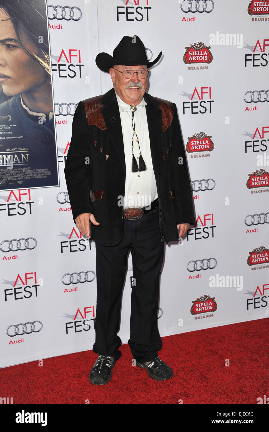 LOS ANGELES, CA - NOVEMBER 11, 2014: Barry Corbin at the gala screening ...