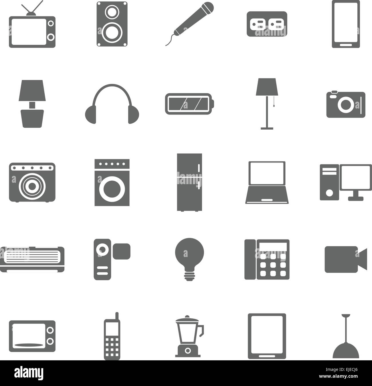 White washing machine icon on Stock Vector Images - Alamy