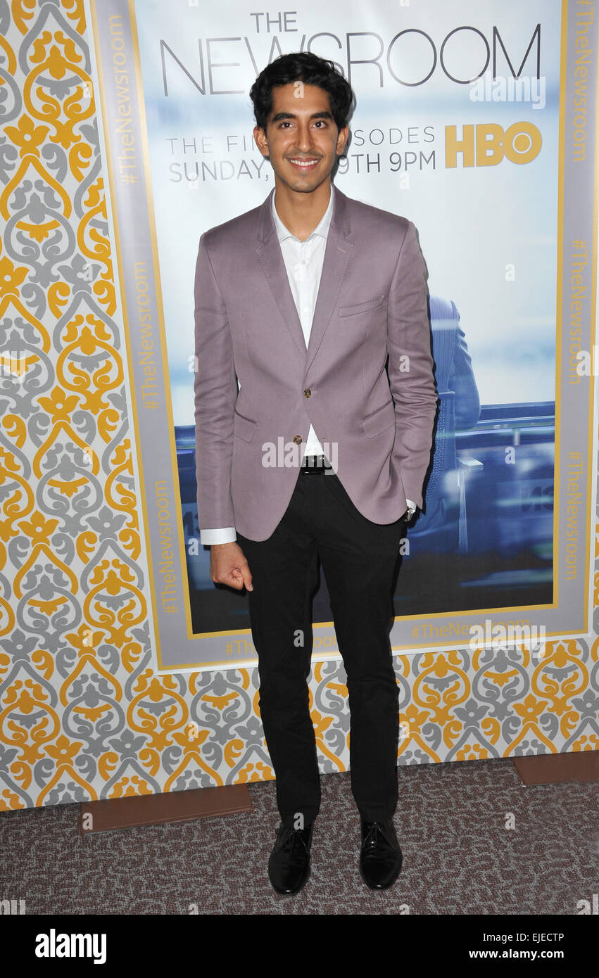 LOS ANGELES, CA - NOVEMBER 4, 2014: Dev Patel at the season three ...