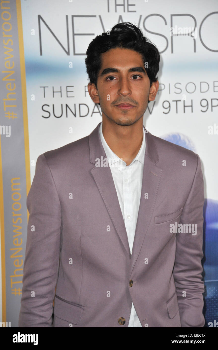 LOS ANGELES, CA - NOVEMBER 4, 2014: Dev Patel at the season three ...
