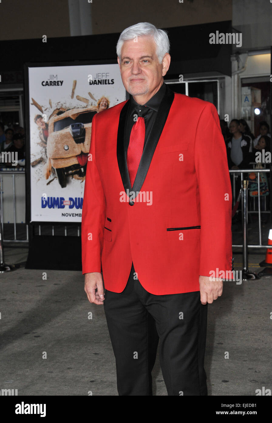 LOS ANGELES, CA - NOVEMBER 3, 2014: Steve Tom at the premiere of his ...