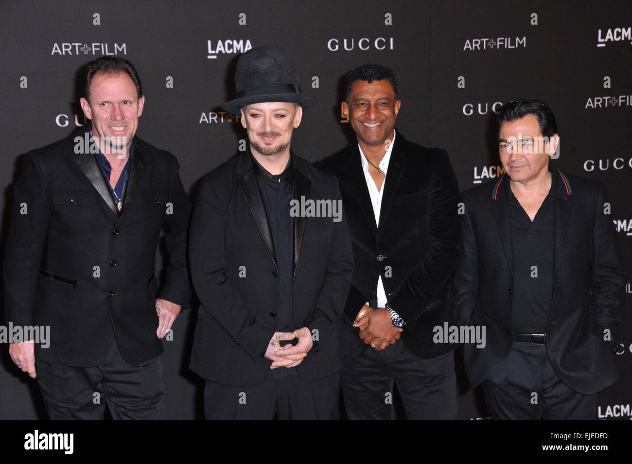 LOS ANGELES, CA - NOVEMBER 1, 2014: Boy George & his band Culture Club ...