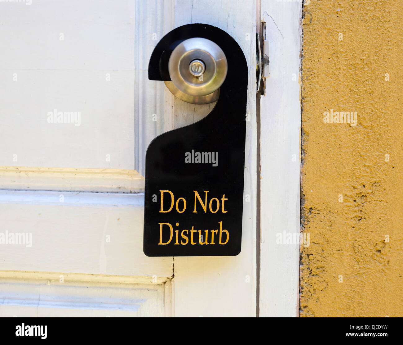 'do not disturb' sign hi-res stock photography and images - Alamy