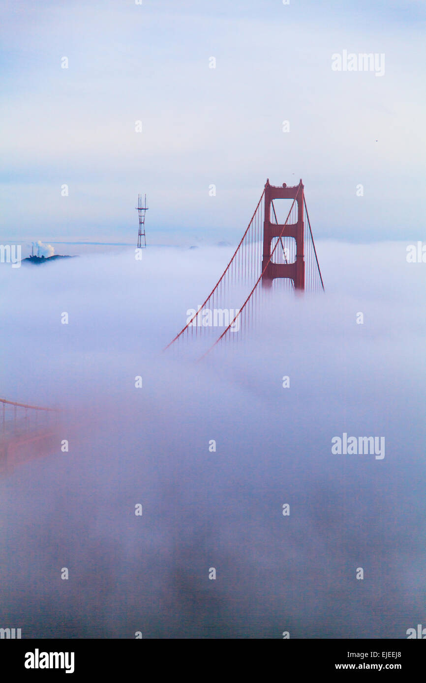 Golden Gate Bridge San Francisco Fog