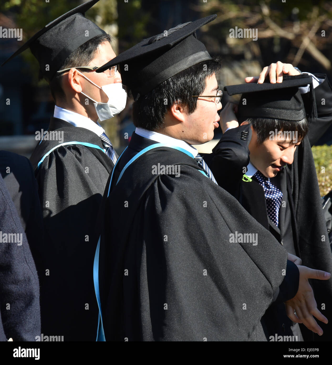 Tokyo, Japan. 25th Mar, 2015. About 3,000 students graduating from the ...