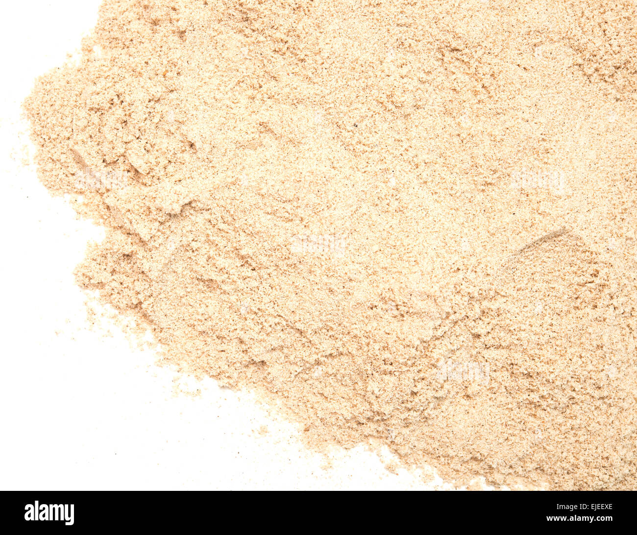 pile of sand isolated on white background Stock Photo - Alamy