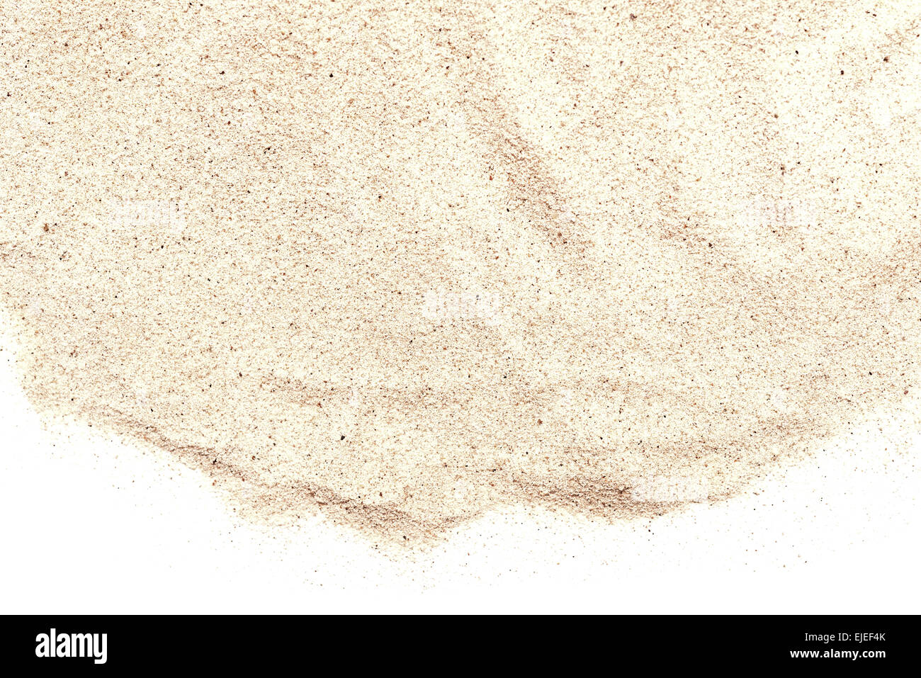 pile of sand isolated on white background Stock Photo - Alamy