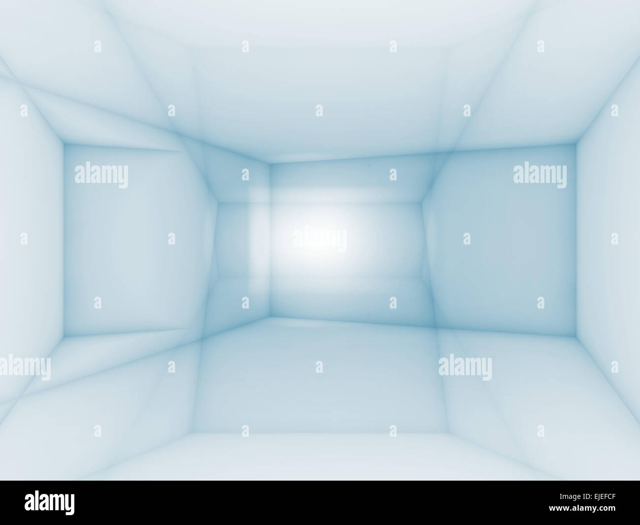 Abstract blue and white geometric digital background, 3d render ...