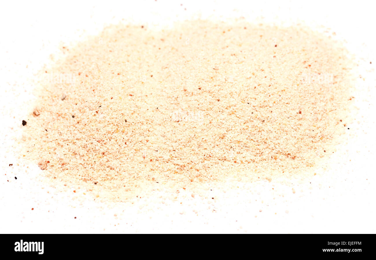 pile of sand isolated on white background Stock Photo - Alamy