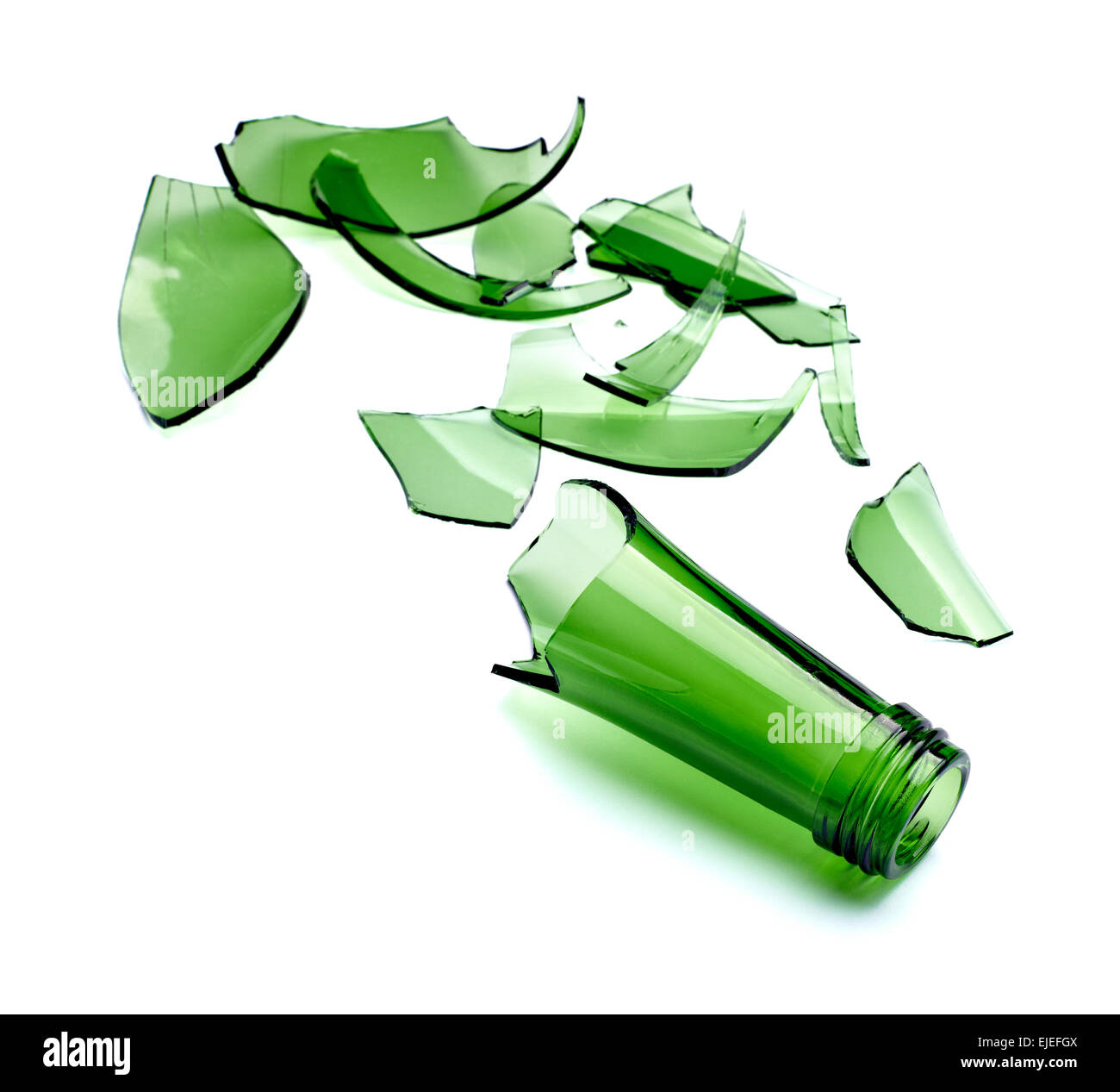 Smashed shattered broken glass bottle hi-res stock photography and ...