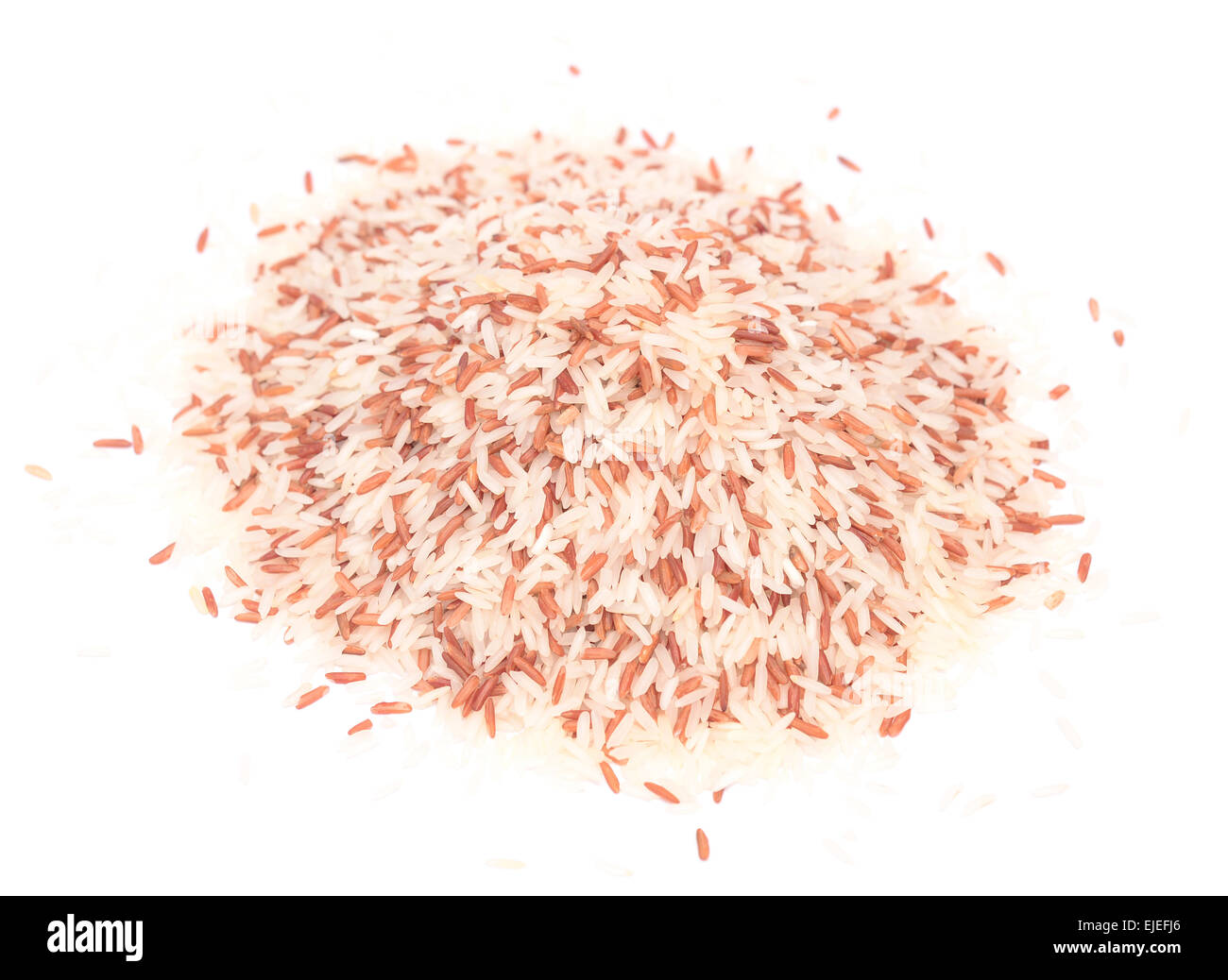 brown rice isolated on white background Stock Photo - Alamy