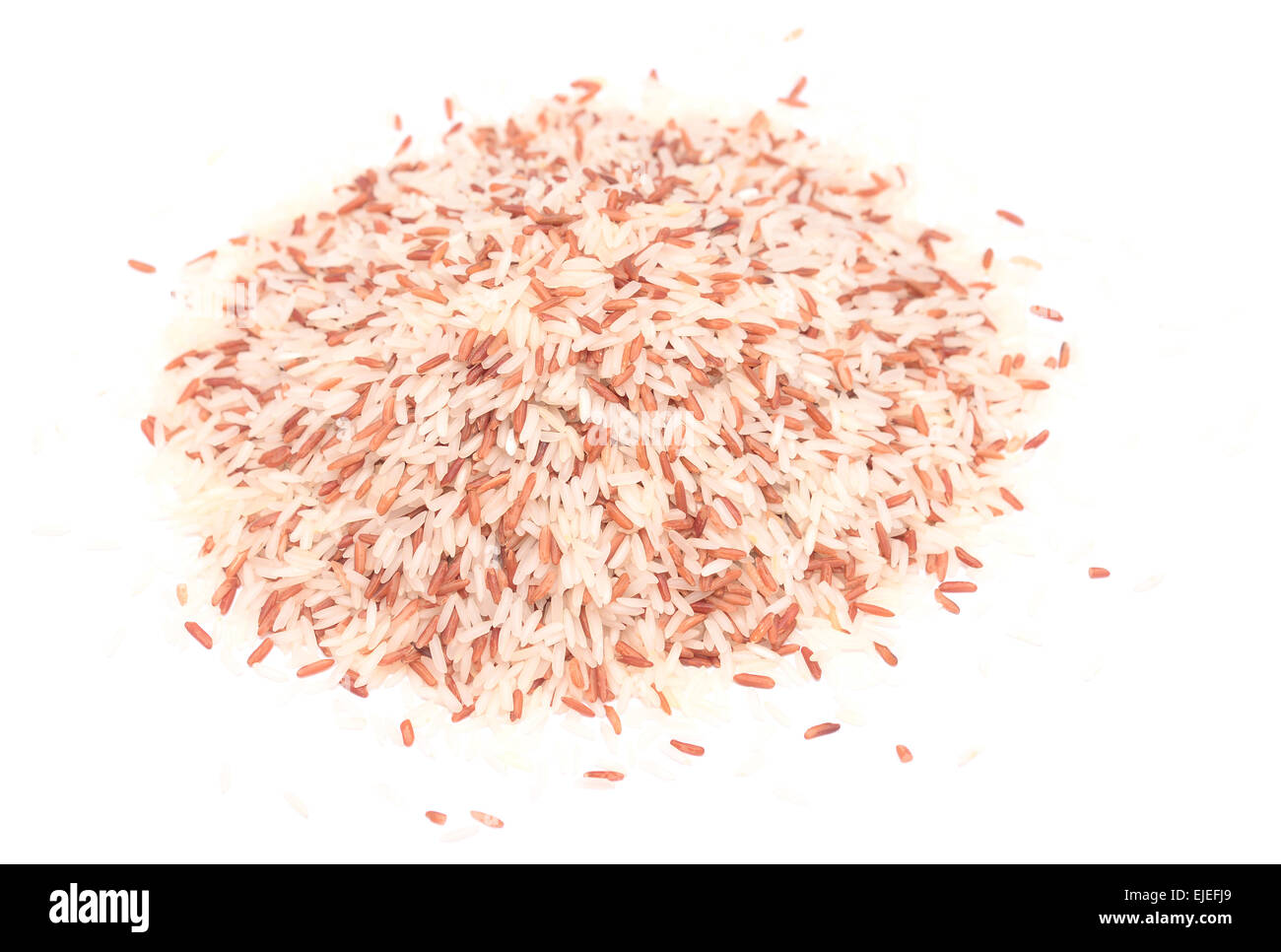 brown rice isolated on white background Stock Photo - Alamy