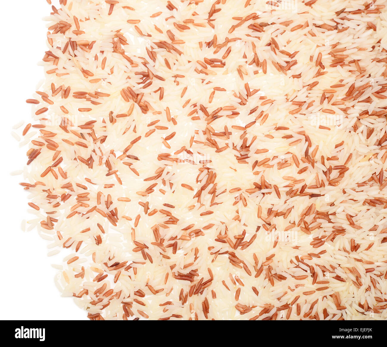 brown rice isolated on white background Stock Photo - Alamy