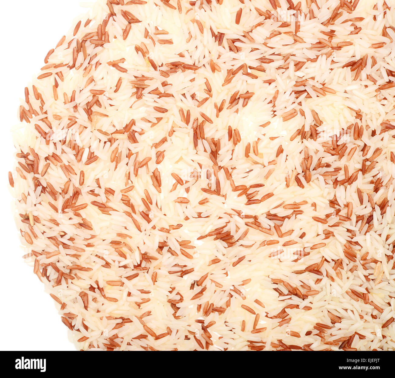 brown rice isolated on white background Stock Photo - Alamy