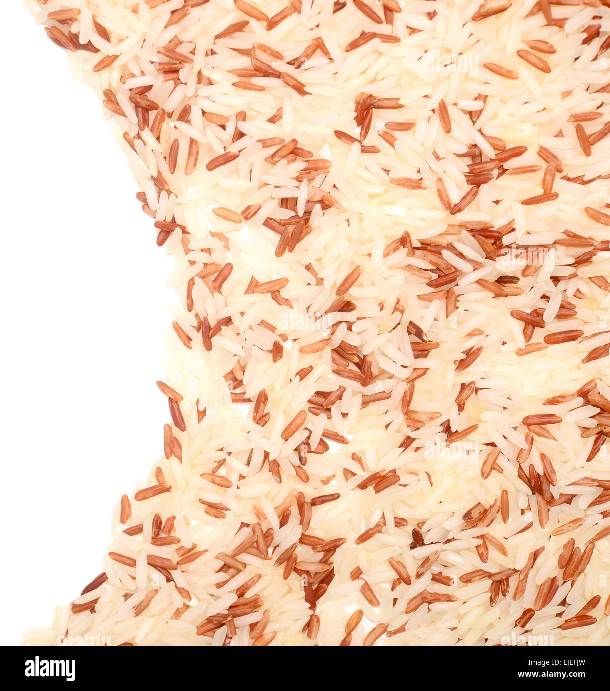 brown rice isolated on white background Stock Photo - Alamy