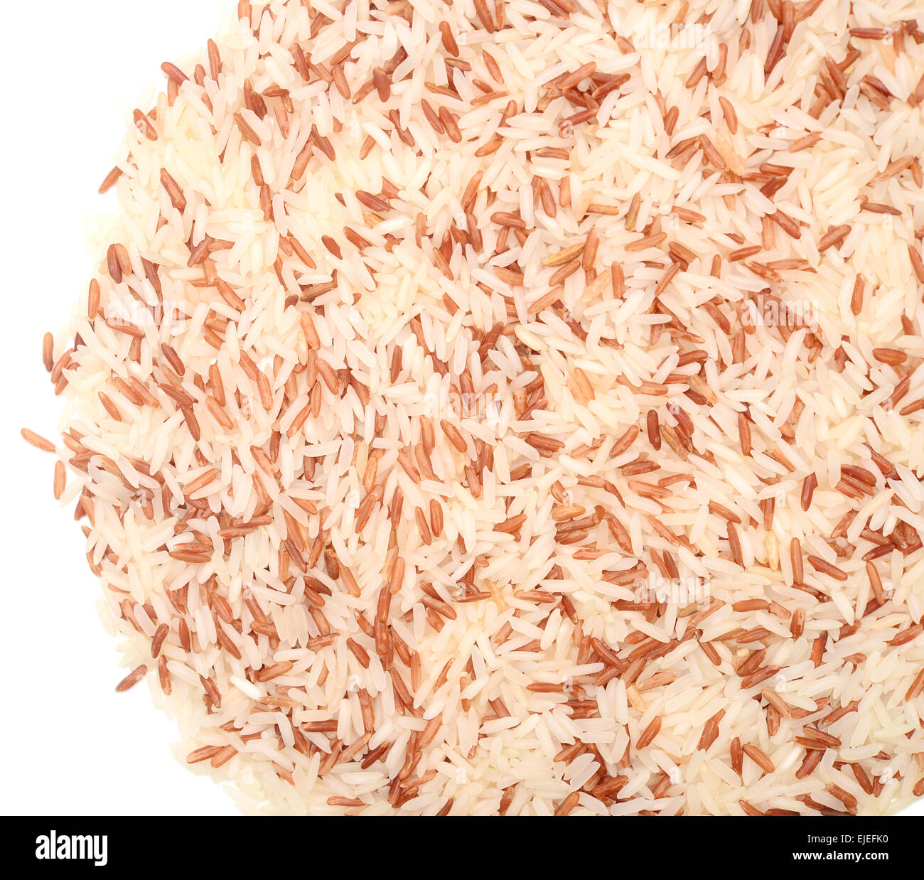 brown rice isolated on white background Stock Photo - Alamy
