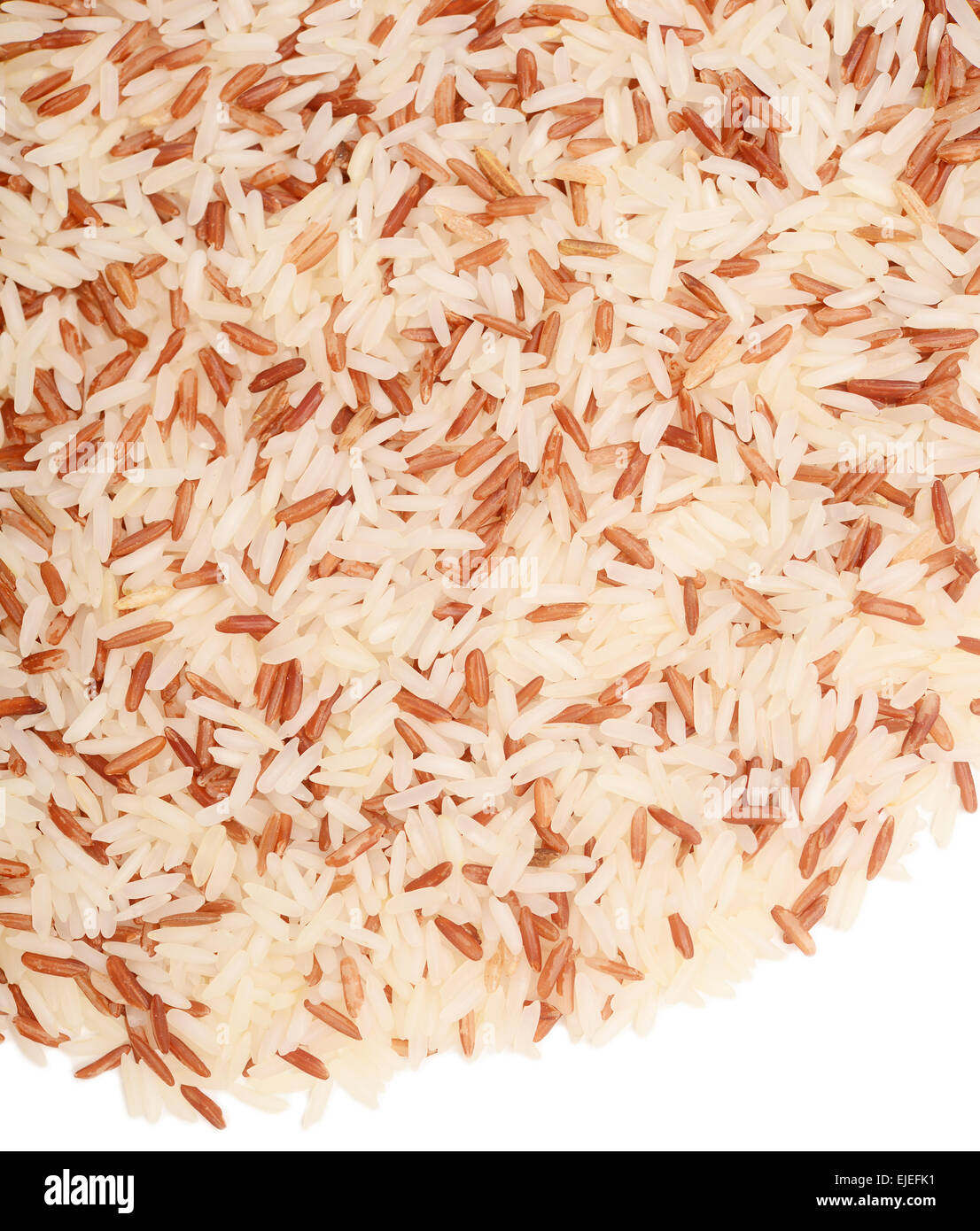 brown rice isolated on white background Stock Photo - Alamy