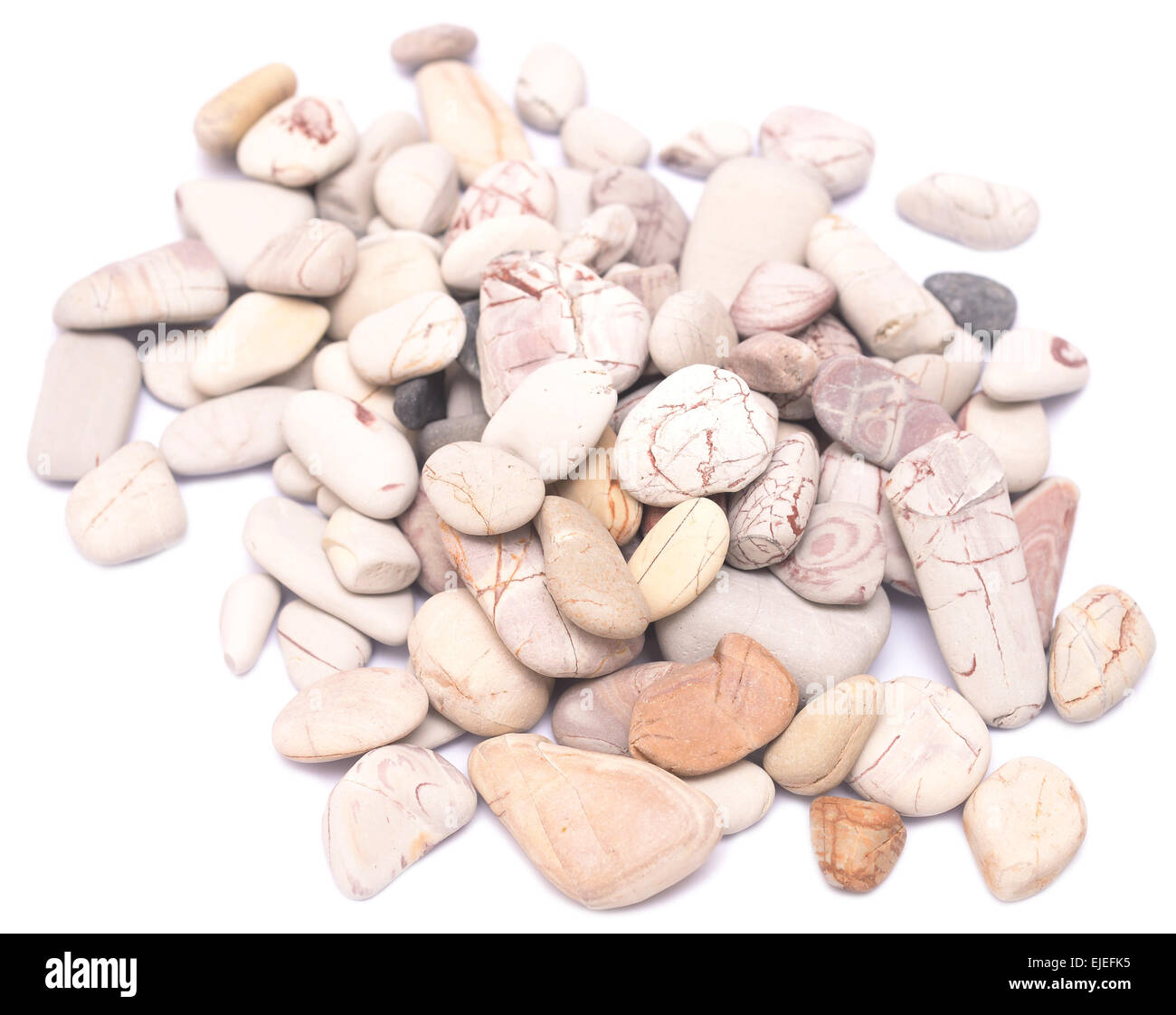 pebbles isolated on white background Stock Photo - Alamy