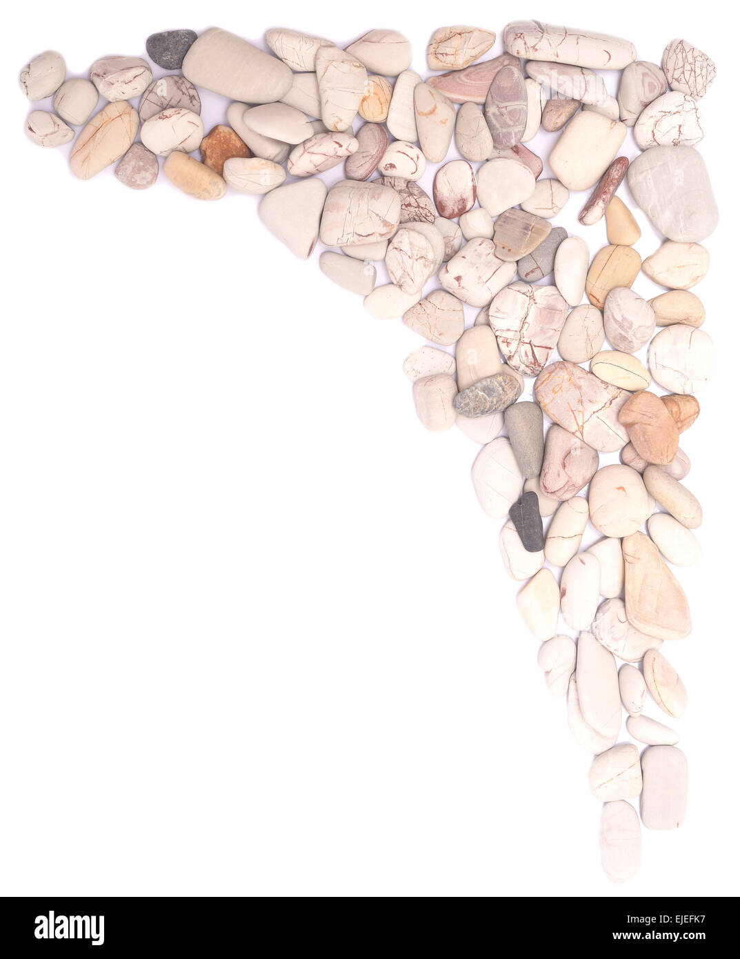 pebbles isolated on white background Stock Photo - Alamy