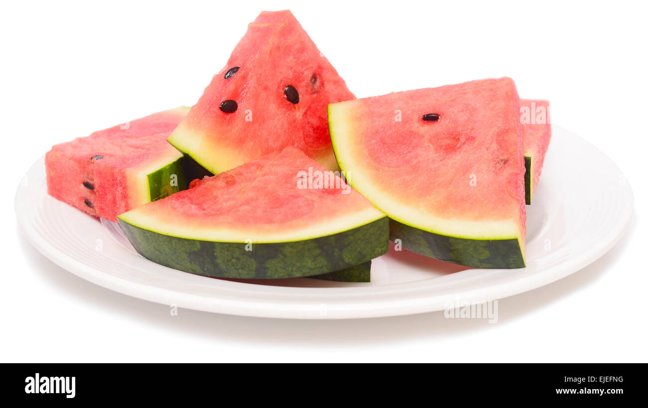 Watermelon isolated on white background Stock Photo - Alamy