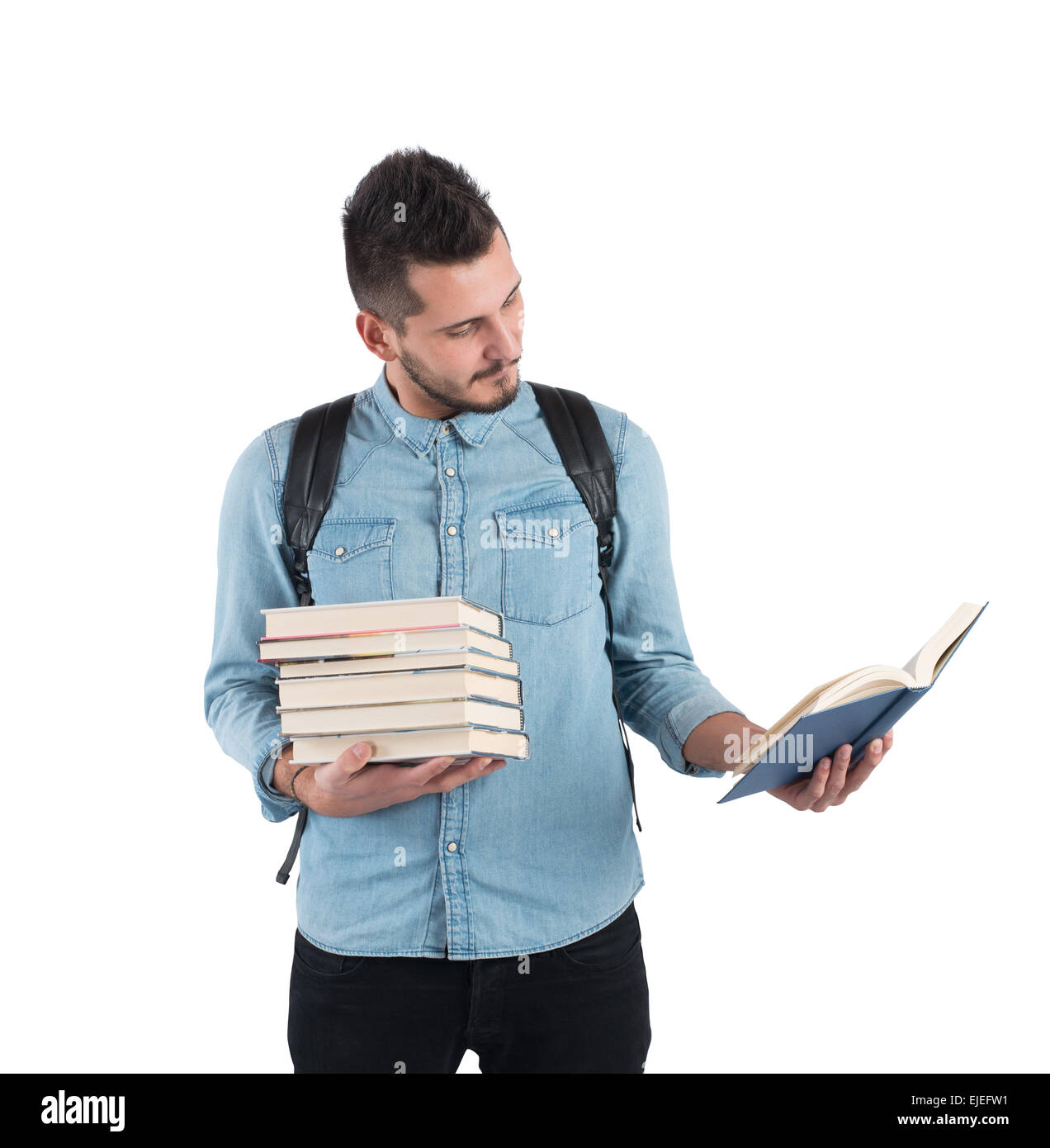 Teacher student read story hi-res stock photography and images - Alamy