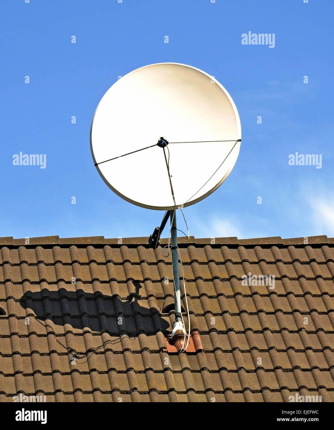 Old chimney stack and satellite dish hi-res stock photography and ...