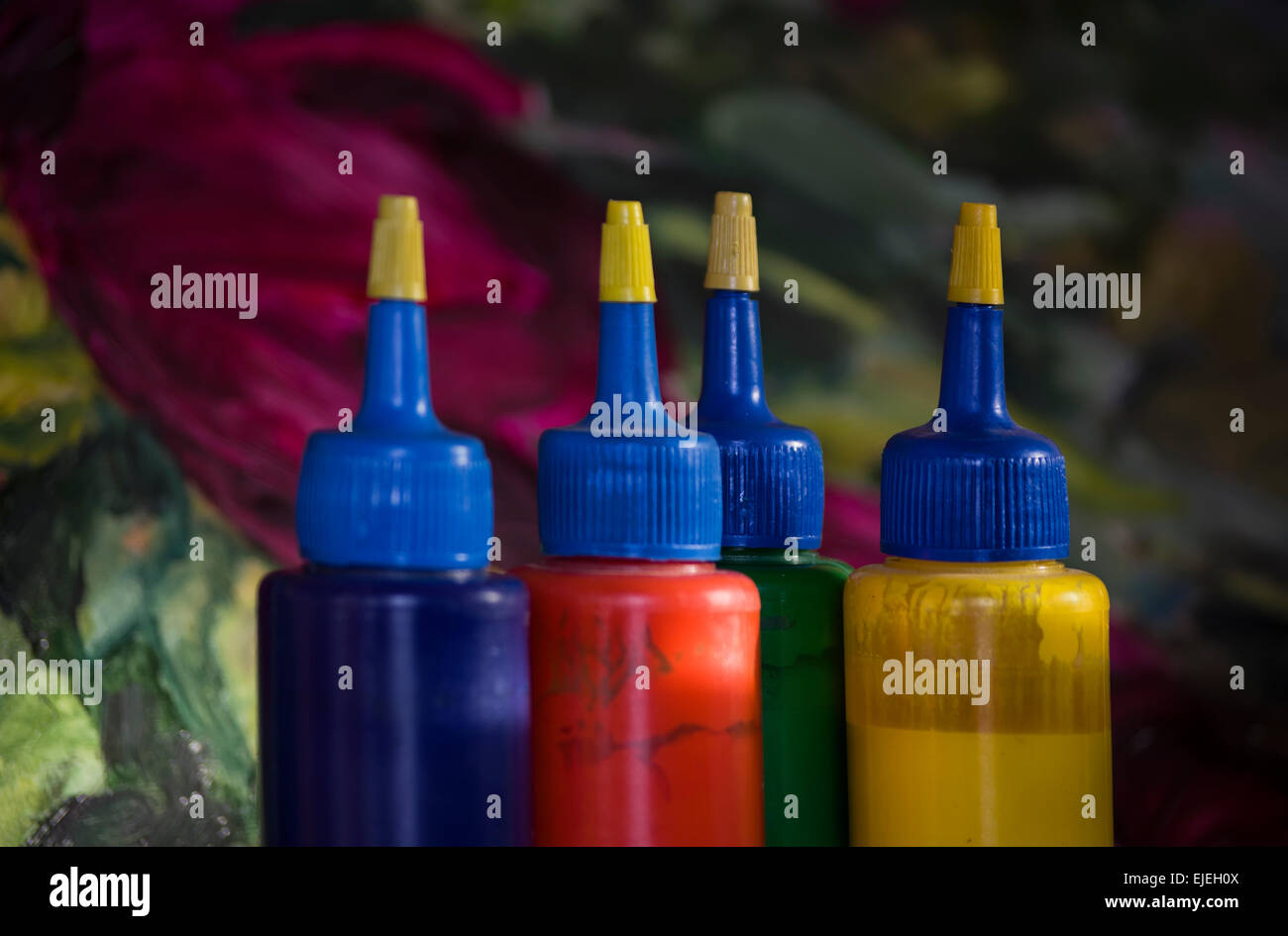 Paint bottles hi-res stock photography and images - Alamy