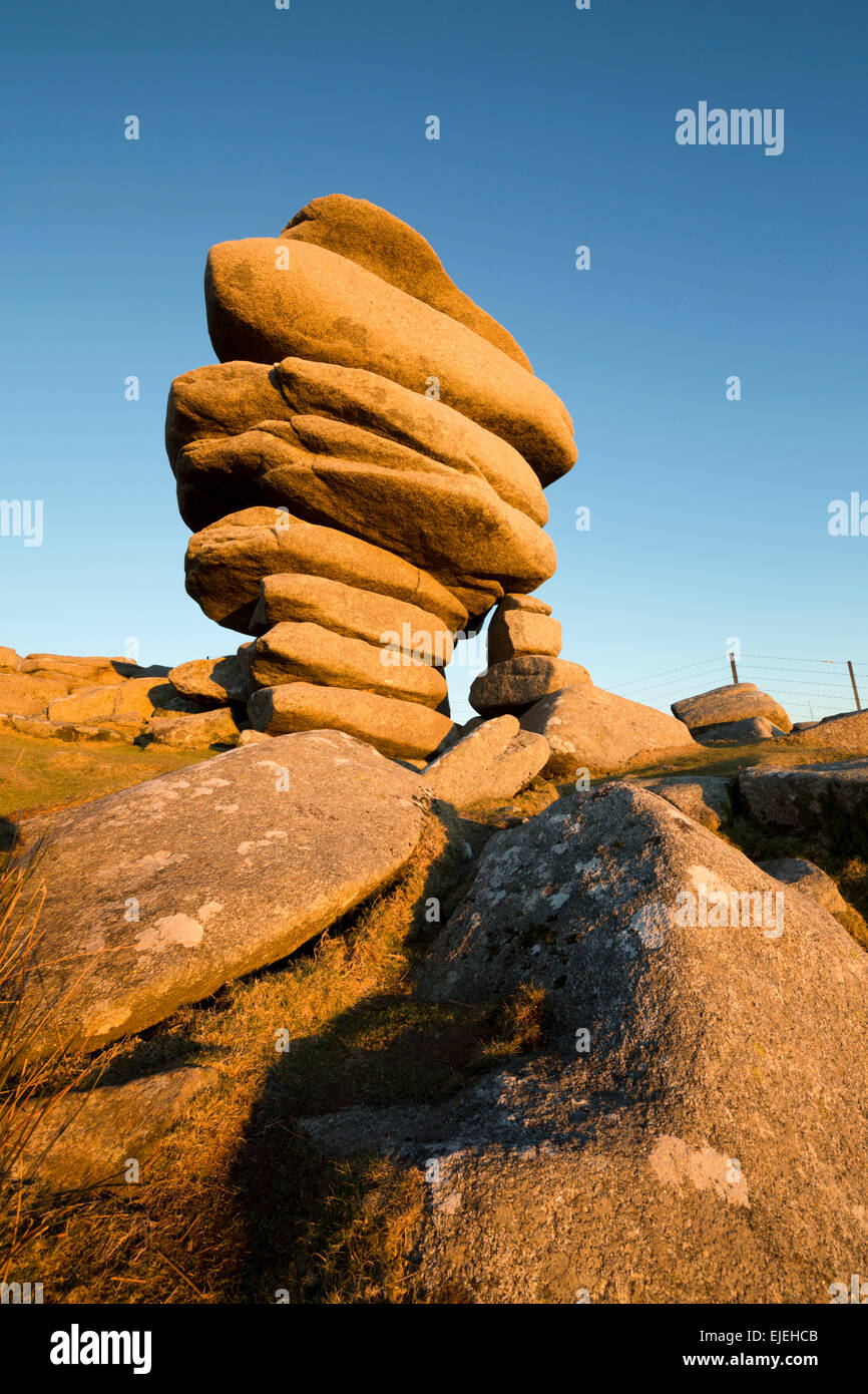Cheesewring; Bodmin Moor; Sunset Cornwall; UK Stock Photo - Alamy