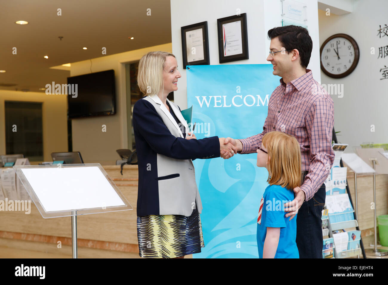 Handshake Teacher Student High Resolution Stock Photography and Images ...