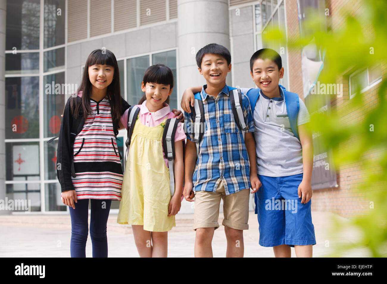 Pupils stand hi-res stock photography and images - Alamy