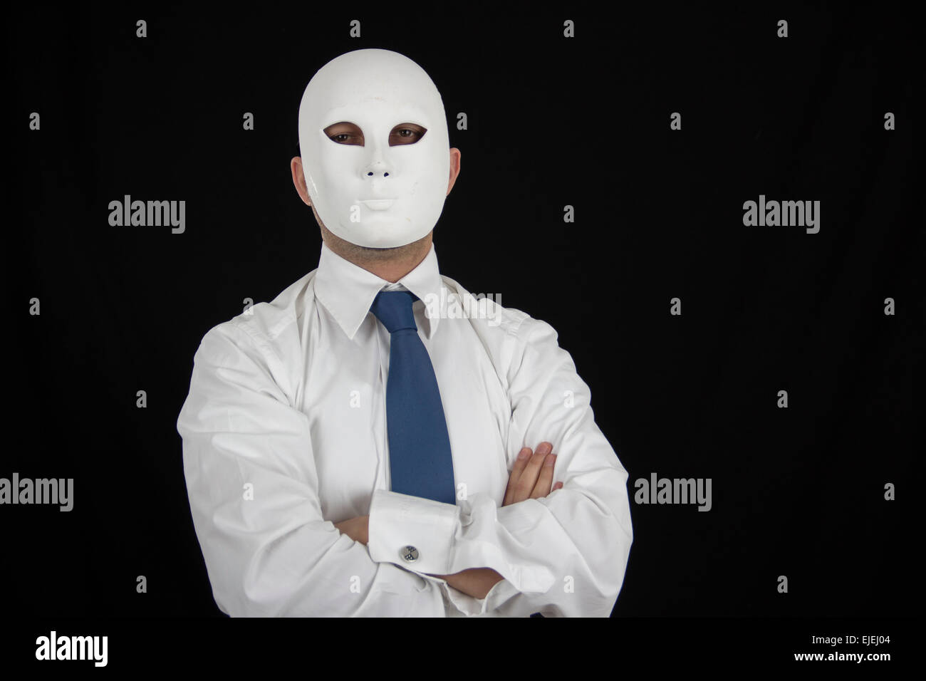 Man wearing anonymous mask hi-res stock photography and images - Alamy