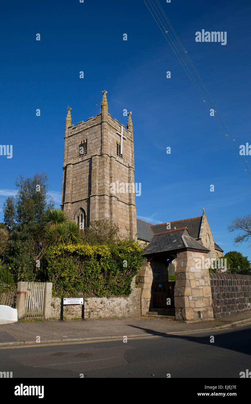 Phillack Church Cornwall; UK Stock Photo - Alamy