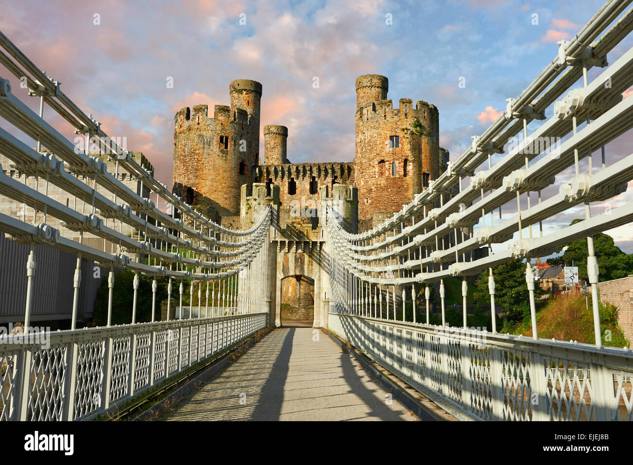 Conwy Castle Medieval Castle Built High Resolution Stock Photography ...