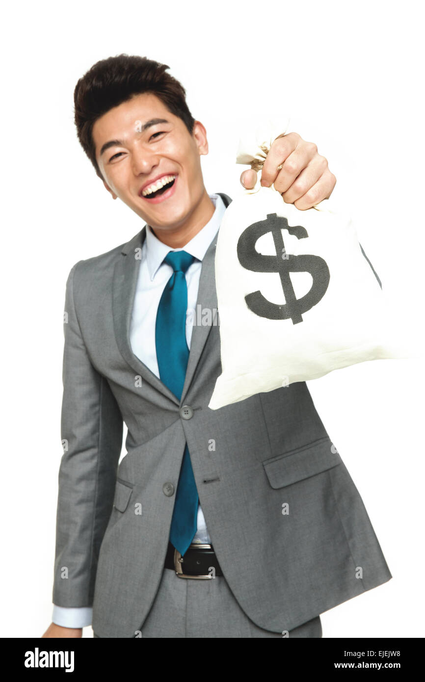 A business man show Purse Stock Photo - Alamy