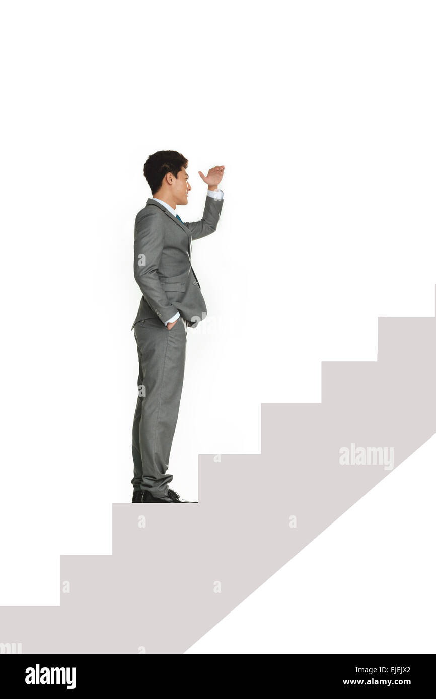 Man standing hands up air hi-res stock photography and images - Alamy