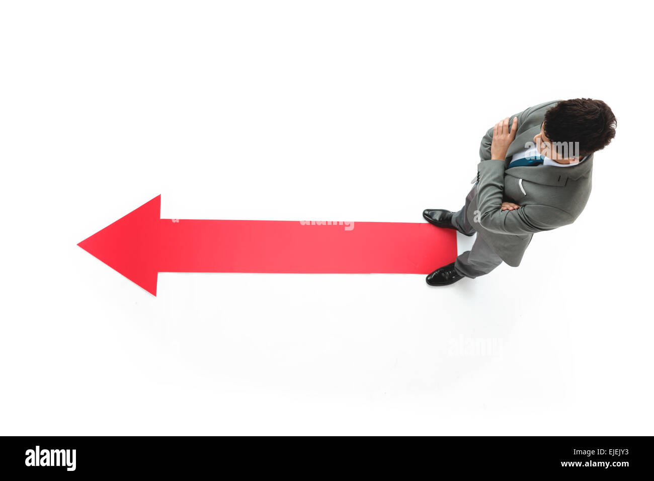 Red arrow sign in Cut Out Stock Images & Pictures - Alamy