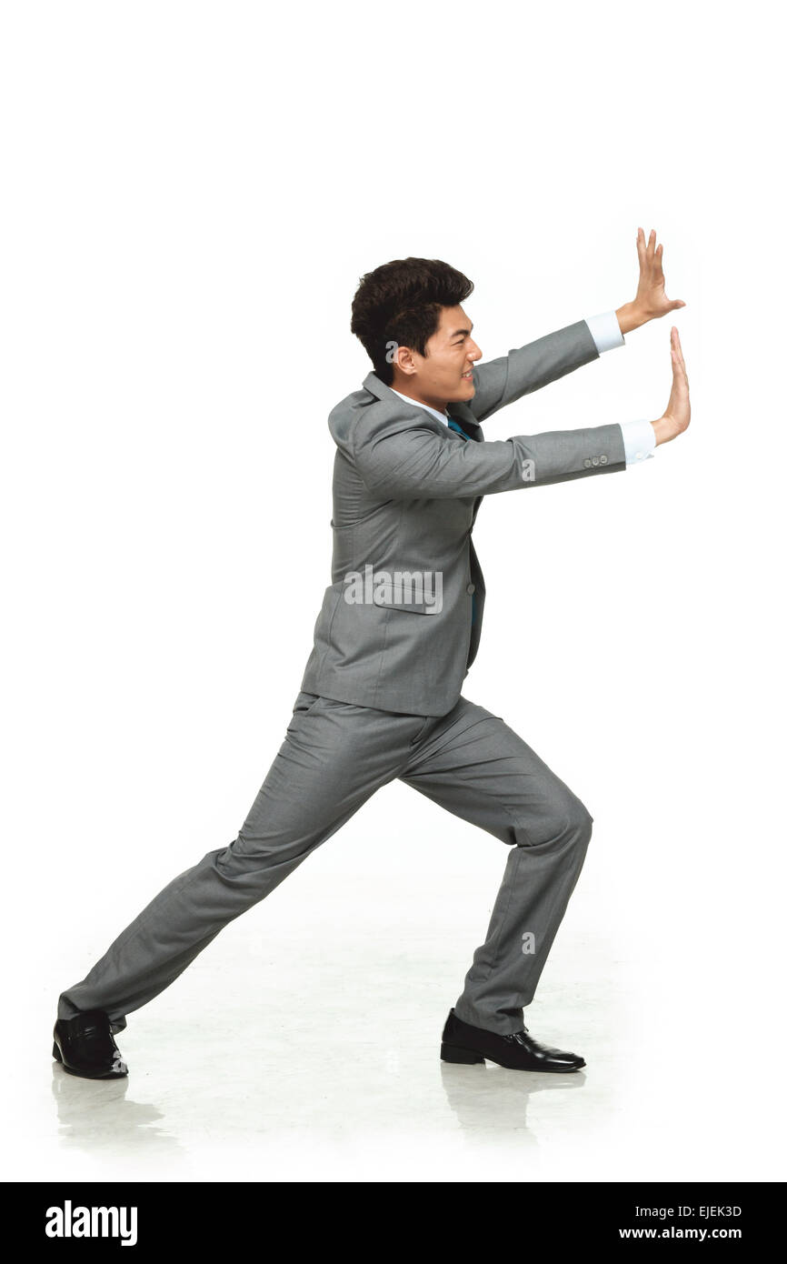 Negative business man Cut Out Stock Images & Pictures - Alamy