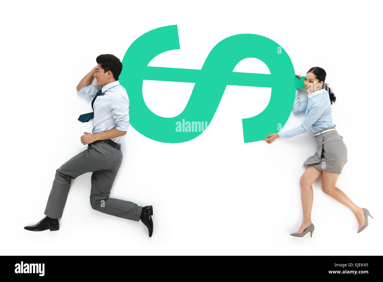 Side view creative businessman Cut Out Stock Images & Pictures - Alamy