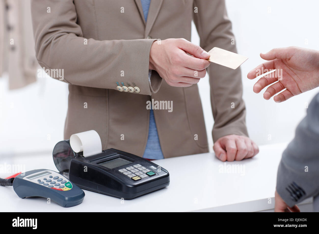 Asian cashier hi-res stock photography and images - Alamy
