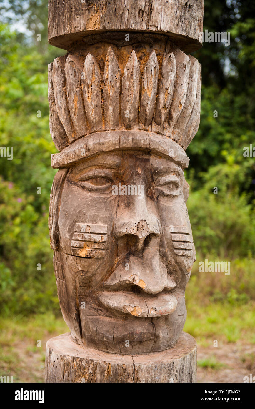 Amerindian Art, Moengo, Suriname Stock Photo - Alamy