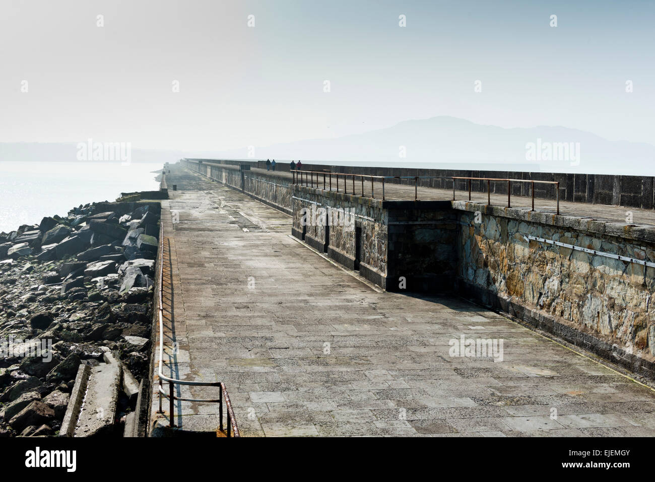 Holyhead Harbour Anglesey North Wales Uk Stock Photo - Alamy
