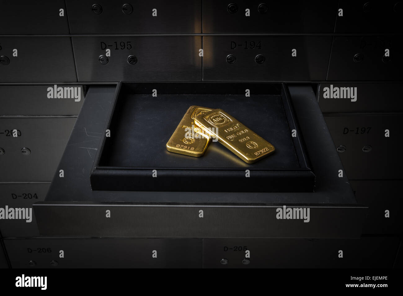 A room full of safety deposit boxes in a bank vault Stock Photo - Alamy