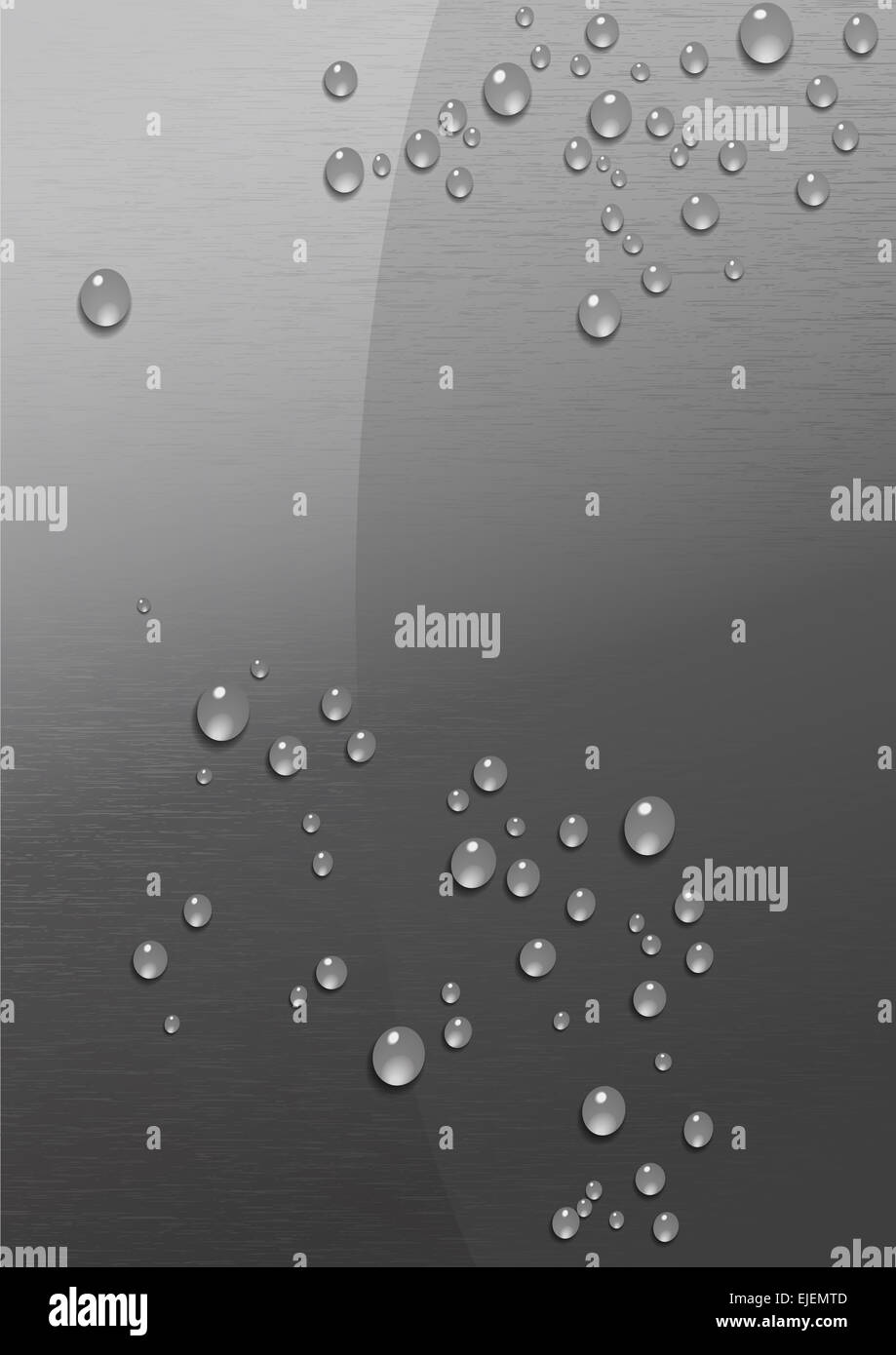 Water on Steel Textured Background Stock Photo - Alamy
