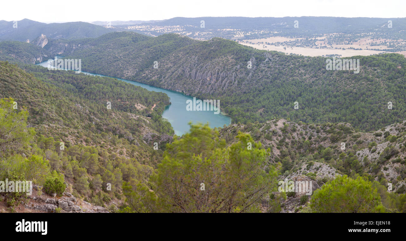 Marsh spectacular landscapes of dams and forests of La Alcarria ...