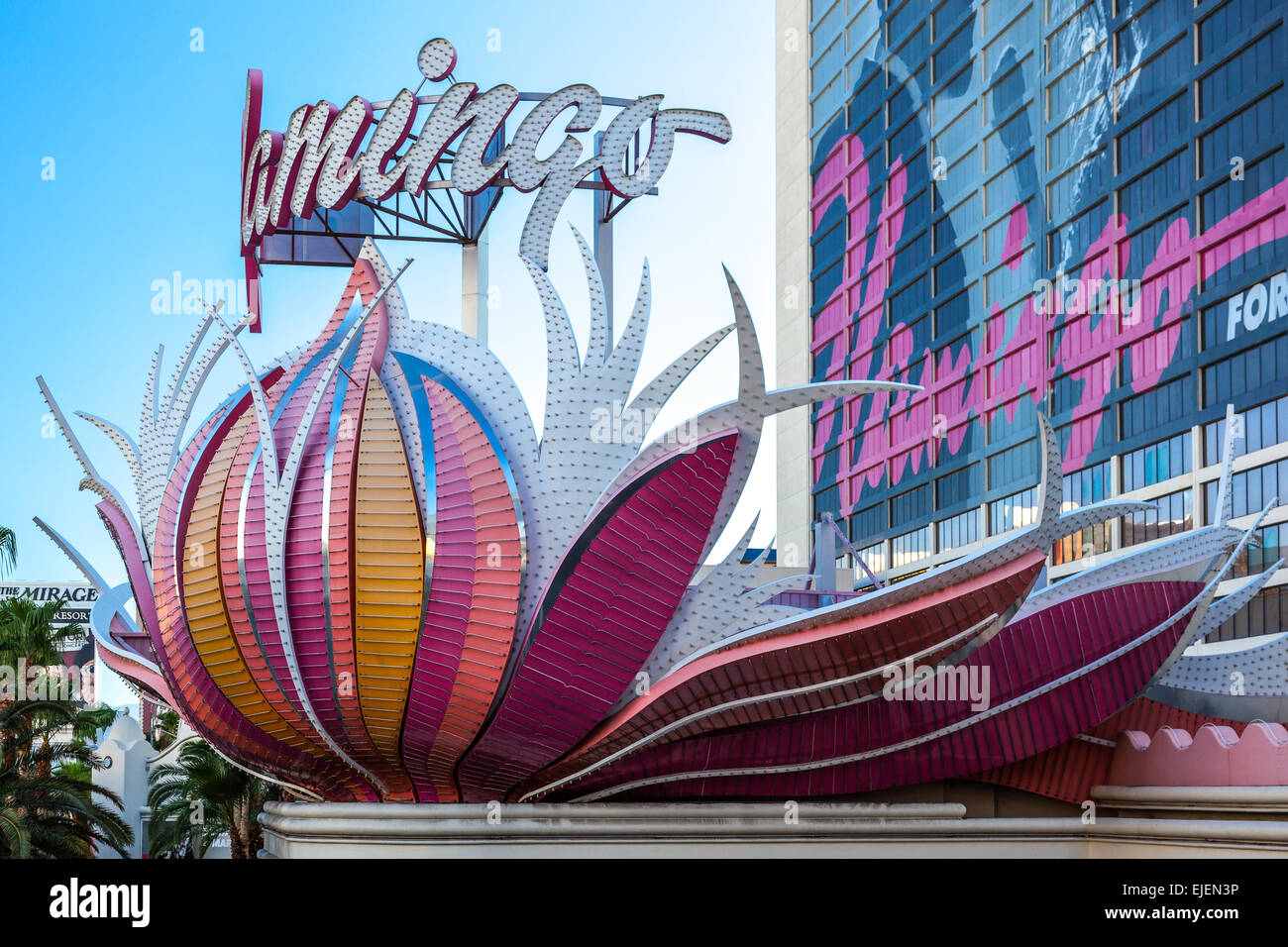 Flamingo hotel sign hi-res stock photography and images - Alamy