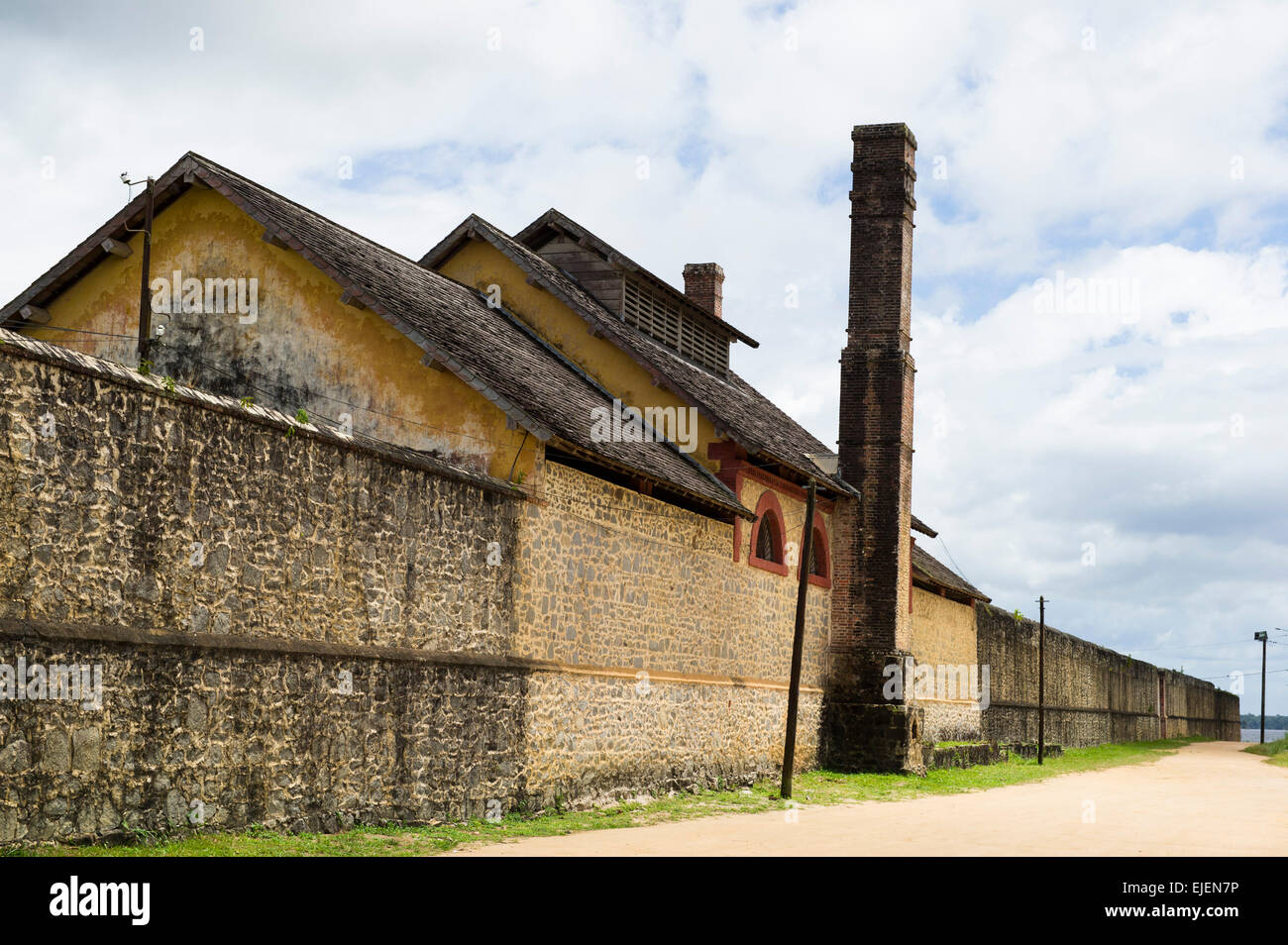 Le Camp de la Transportation, prison famous from the film Papillon ...