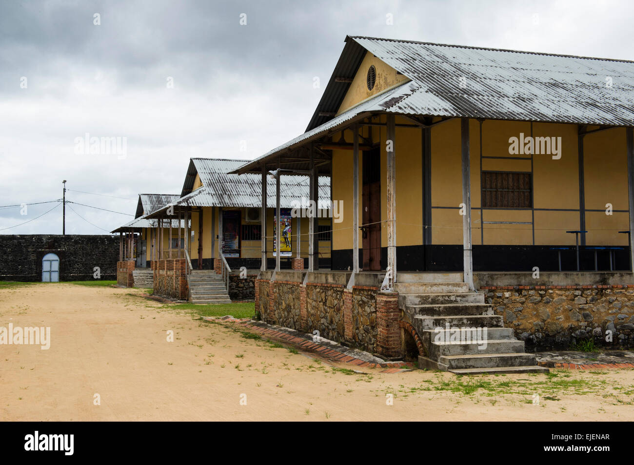 Le Camp de la Transportation, prison famous from the film Papillon ...