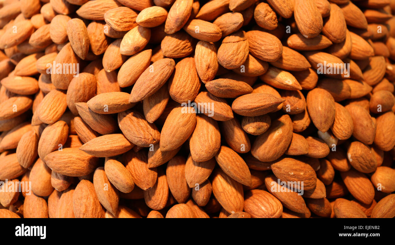 Group of almond kernels Stock Photo - Alamy